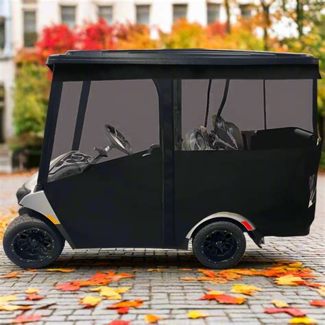 4 Passenger Sunbrella Track Golf Cart Enclosure For 80 Extended Roofs