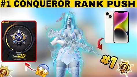 BGMI SOLO 1 CONQUEROR RANK PUSH C5S14 TIPS AND TRICK IPhone 14 Plus