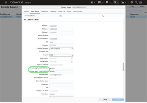 Api Oracle Eloqua 연결 Adobe Experience Platform