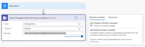 Solved Unable To Mention My Team Using Flow Power Platform Community