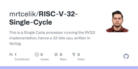 Github Mrtcelikrisc V 32 Single Cycle This Is A Single Cycle Processor Running The Rv32i