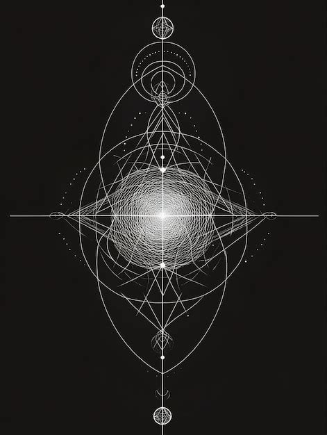 Timeless Sacred Geometry Symbol Of Lifes Continuity Premium Ai