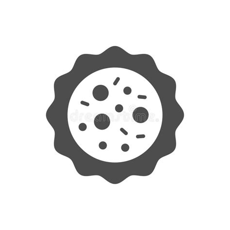 Microbe Or Bacterium Glyph Icon Stock Illustration Illustration Of
