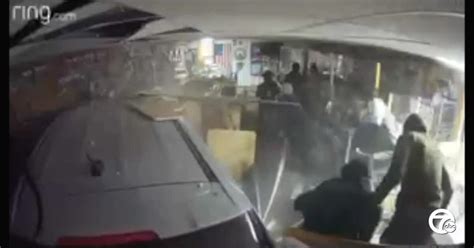 Thieves Drive Cars Through 2 Metro Detroit Gun Stores Nearly 100 Guns