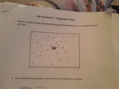 Solved Lab Practical 1 Topographic Maps 1 Derive A Chegg Com