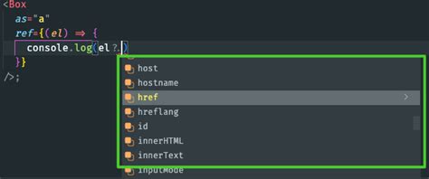 Feat Implement Correct Ref Type From Element Passed By As Prop By