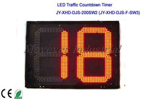 Road Safety 2 Digit Countdown Meter Road Street Traffic Light China