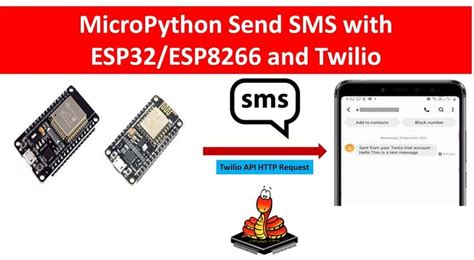 How To Send Sms With Esp32 And Esp8266 Using Micropython