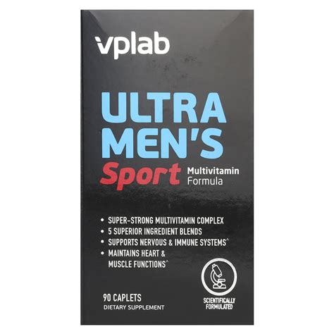 DeliHerb : Vplab, Ultra Men’s, мультивитамины для мужчин для физической ...