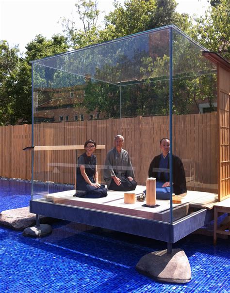 Glass Tea House Mondrian Pavilion By Hiroshi Sugimoto Opens In Venice