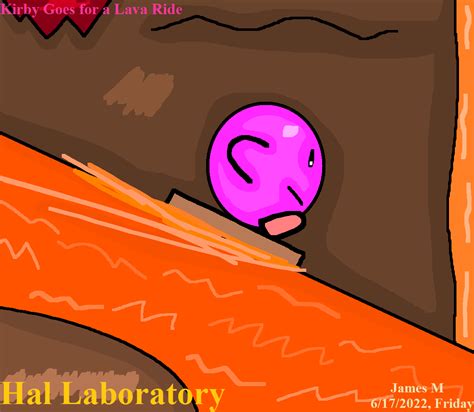 Kirby Goes For A Lava Ride By James M By Cvgwjames On Deviantart