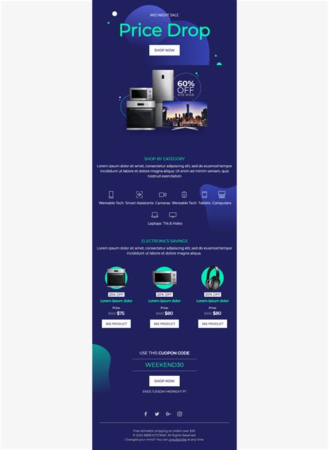 Bootstrap 4 Confirm Account Email Template Example
