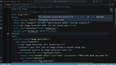 Nitish Jain On Linkedin Ai Imagegenerator Html Css Js Innovation