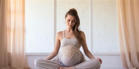 Premium Ai Image Expectant Mother In A Seated Pose Lovingly Cradling