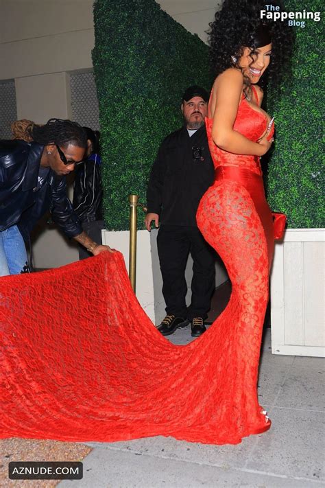 Cardi B And Offset S Sexy Exit From Delilah S Birthday Bash Aznude
