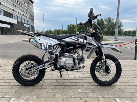Питбайк Regulmoto Pilot EA 14/12 серый - Мотогор