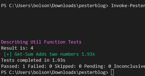 Rolling The Websphere Unit Testing Powershell Modules With Pester