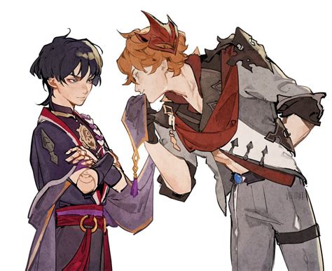 1 Xiao Tong 🦋 Ctc Velinxi Twitter Comic Illustration Impact