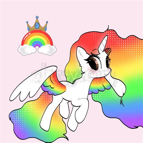 The Queen Of Rainbows Younger By Pwdding On Deviantart