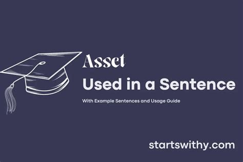Asset In A Sentence Examples 21 Ways To Use Asset