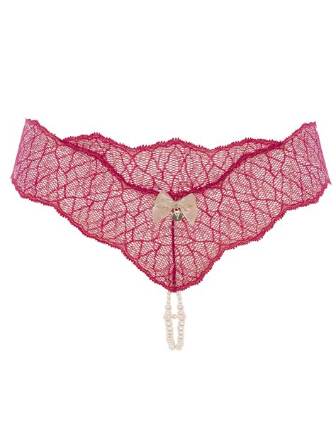 Bracli Sydney Double Pearl Thong Luxury Lingerie