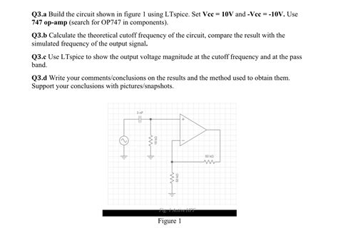 q3 a build the circuit shown in figure 1 using