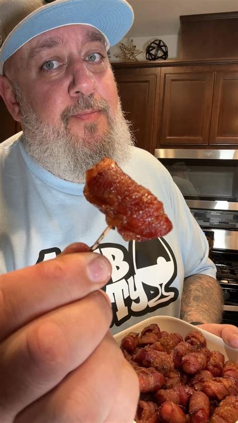 Brown Sugar Bacon Wrapped Smokies Food Videos Cooking Yummy