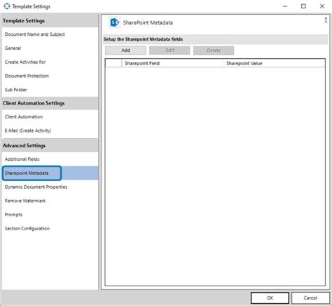 Sharepoint Metadata Dynamics 365