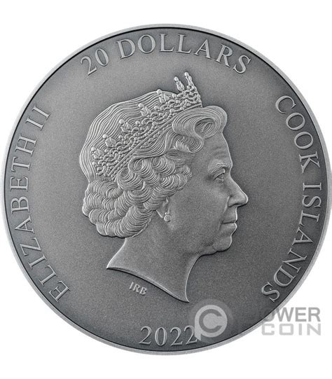 Helios Gods Of The World 3 Oz Silver Coin 20 Cook Islands 2022