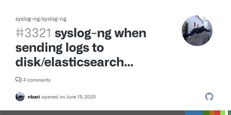 Syslog Ng When Sending Logs To Diskelasticsearch Consumes All System