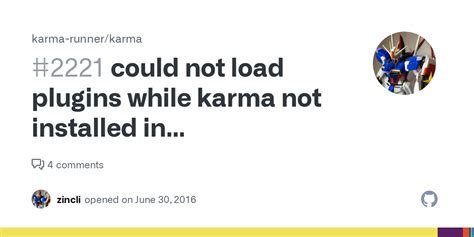 Could Not Load Plugins While Karma Not Installed In Nodemoduleskarma