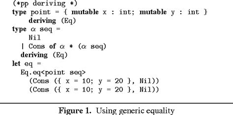 Figure 1 From Practical Generic Programming In Ocaml Semantic Scholar
