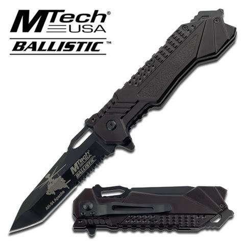 Ah 54 Apache Rescue Folder Spring Assisted Pocket Knife Mt A