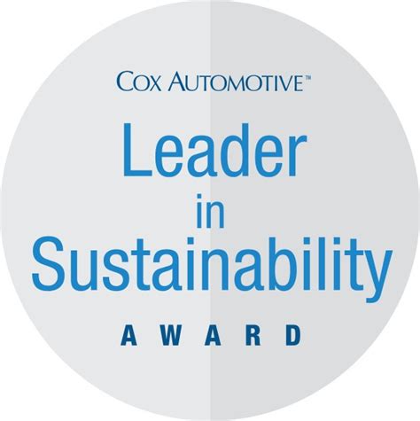 Cox Automotive Inc On Linkedin Leader In Sustainability Award