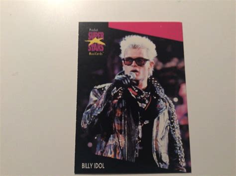 Billy Idol Trading Card From 1991 Proset Superstars Musicards 188
