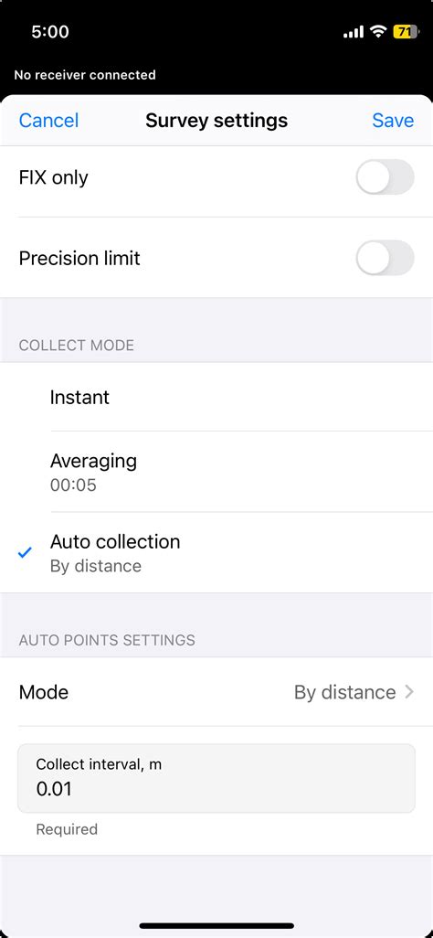 Continuous Data Points At Fixed Intervals Survey Tools Emlid