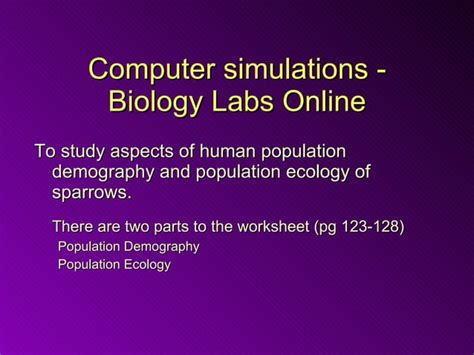 Population Ecology Ppt