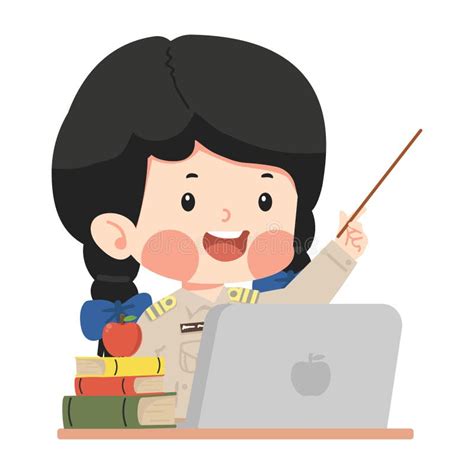 Teacher Class Computers Stock Illustrations 101 Teacher Class Computers Stock Illustrations