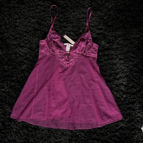Xs Victorias Secret Lace Lingerie Cami New With Depop