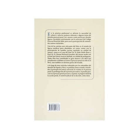 📕 Instituciones Del Derecho Procesal Penal Análisis Y Comentarios