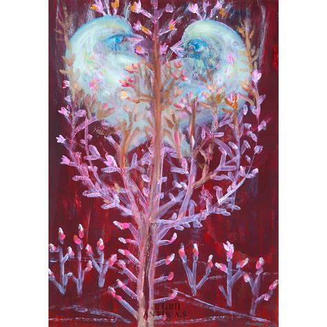 Muzaffer Akyol 1945 Hayat Ağacı Ve Sevgi Artam Antik AŞ Müzayede