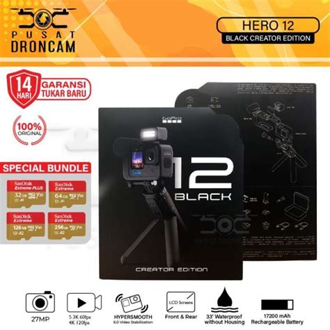 Jual Gopro Hero 12 Black Creator Edition Action Camera Go Pro Hero12