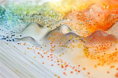 Exploring Vibrant Data Visualization With Multicolored Abstract