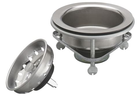 Keeney K5416 Screw Style Kitchen Basket Strainer Assembly Stainless