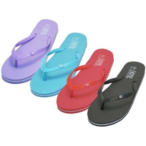 Wholesale Womens Flip Flops S Xl Assorted Colors Dollardays