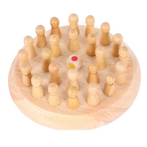 Детская Деревянная шахматная палочка с памятью забавная настольная игра с блоком обучающая