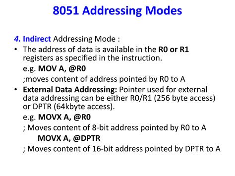 Addressing Modes Instruction Set Ppt