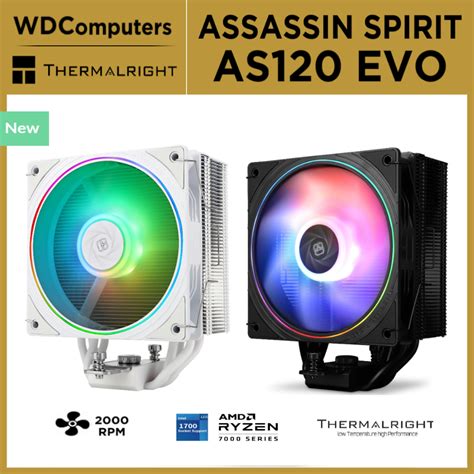 Thermalright Assassin Spirit 120 Evo Intel Am4 Am5 Cpu Air Cooler