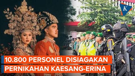 Berita Harian Personel Gabungan Tni Polri Untuk Pernikahan Kaesang
